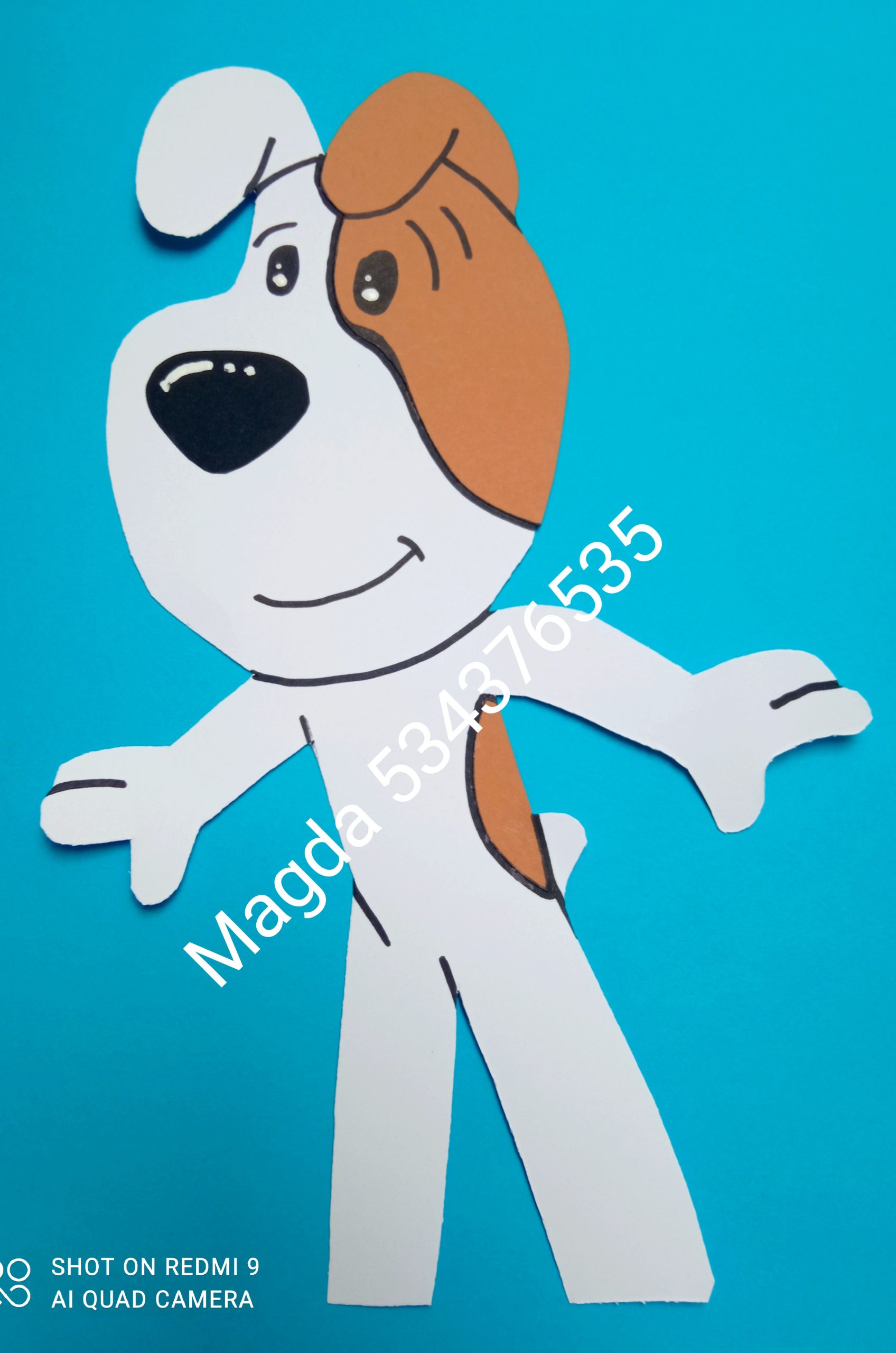 Reksio - CiachMag - dekoracje z papieru